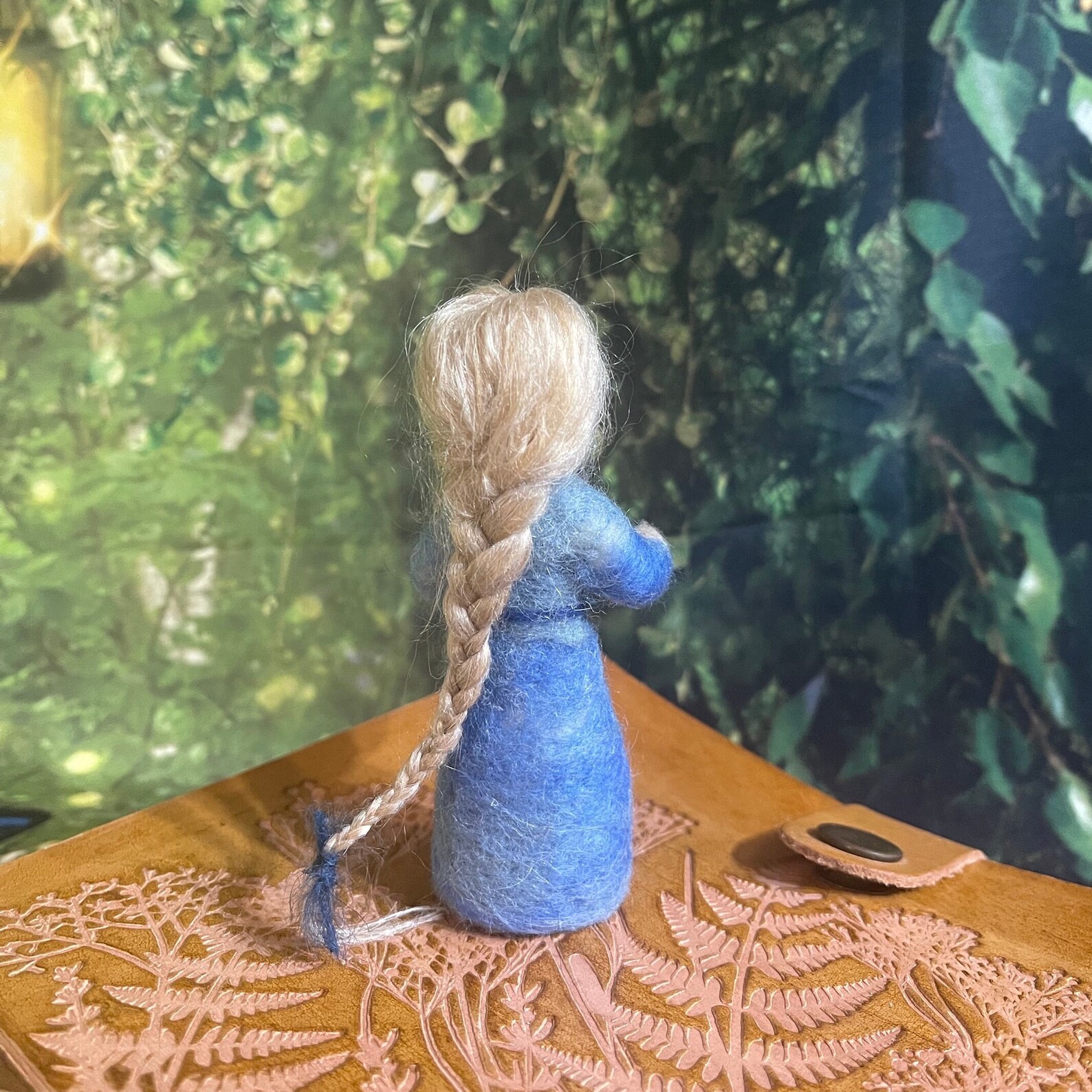 Story Doll - Mini Blonde Caucasian. Needle Felted, Wool, Handmade ...