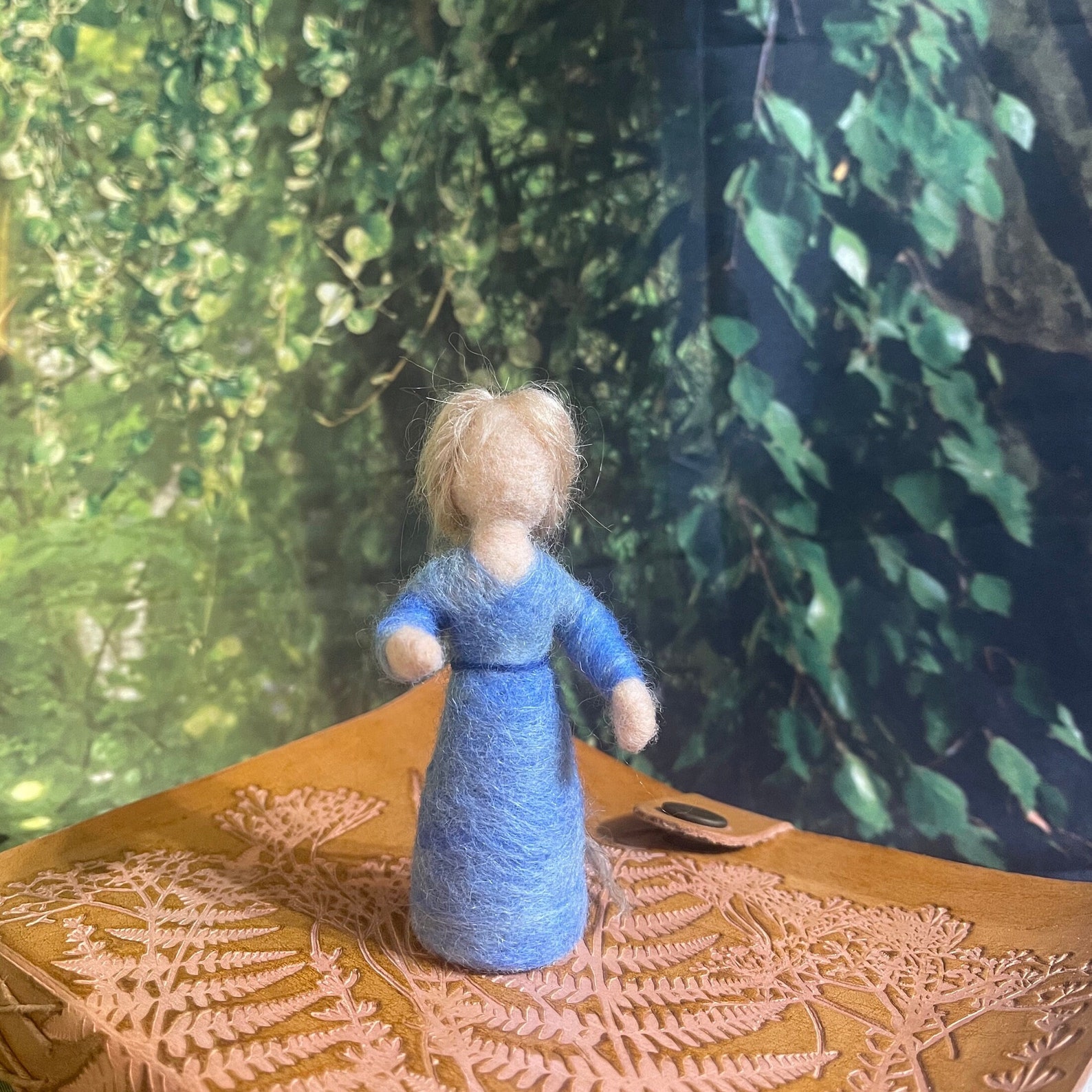Story Doll - Mini Blonde Caucasian. Needle Felted, Wool, Handmade ...