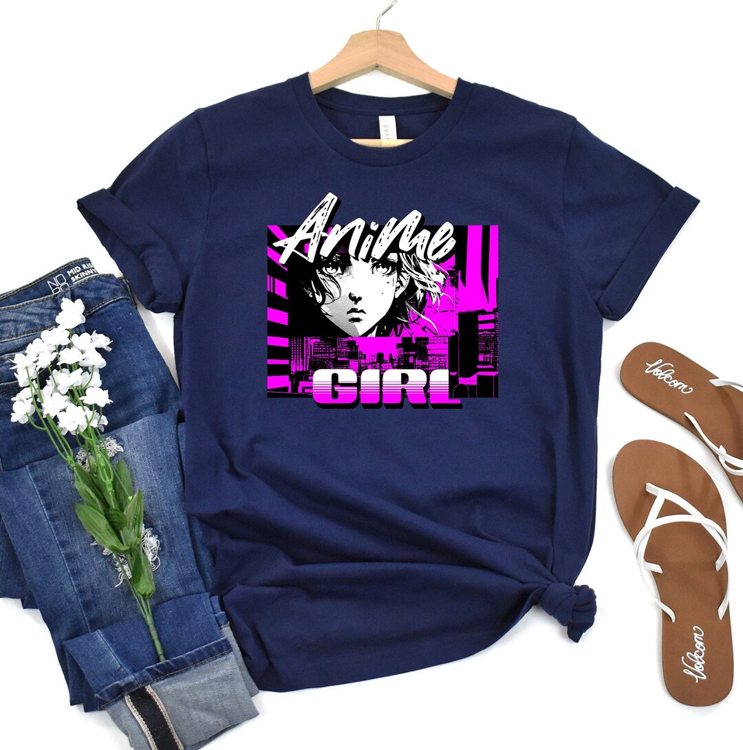 Anime Girl Manga Shirt, Anime Lover Gift Shirt, Gift for Anime Manga ...