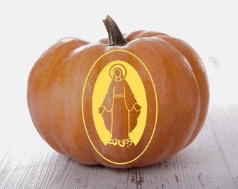 All Saints Printable Pumpkin Carving Template Bundle | Catholic Saint ...