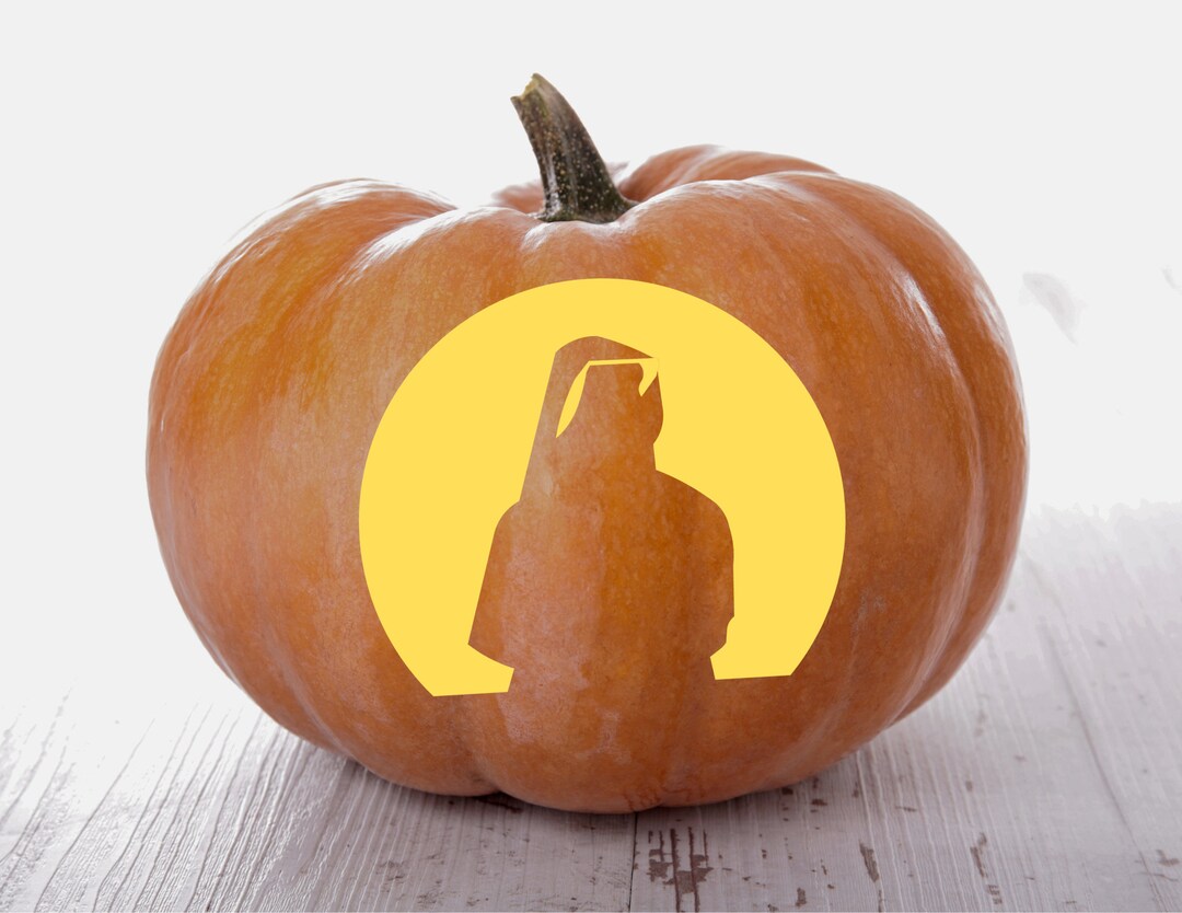 Saint Faustina Printable Pumpkin Carving Template | Catholic Women ...