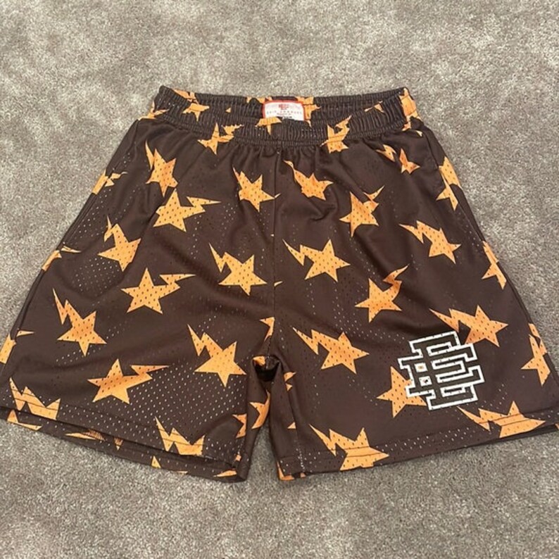 Eric Emanuel Shorts Branded Premium Casual Mesh Shorts - Etsy