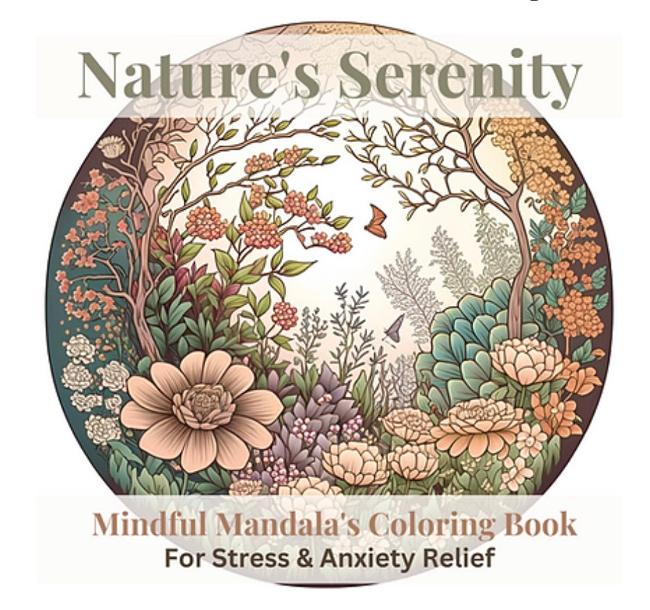 Mindful Mandala’s Coloring Book for Stress & Anxiety Relief - Etsy