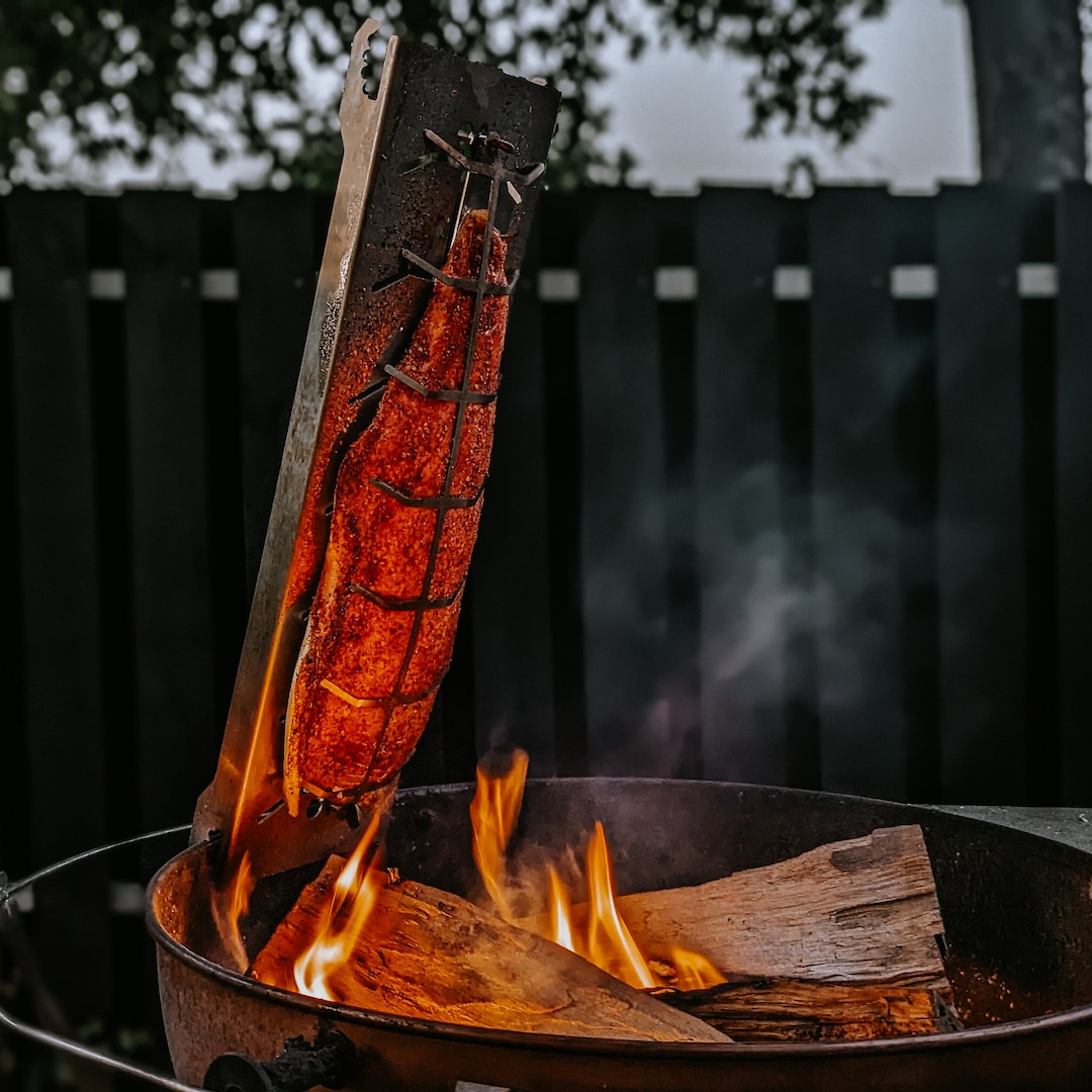 Salmon Flame Board - Best Gift for Any Occasion: Wedding, Foodies ...