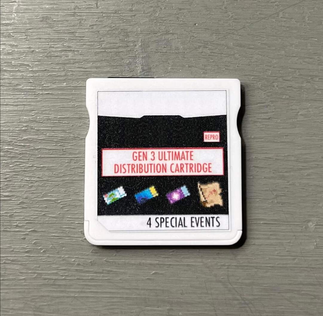 Pokémon Event Distribution Gen 3 Cartridge (4 Special Events) - (R/S/FR ...