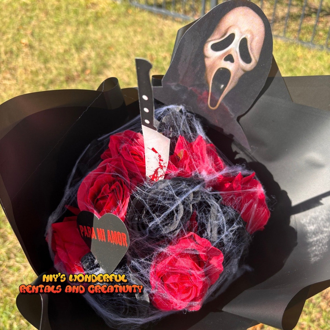 Spooky Flower Bouquets - Etsy