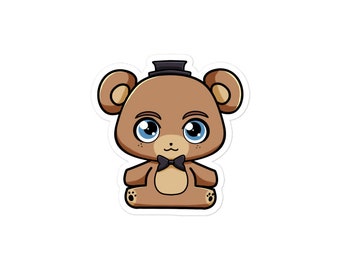 Five Nights at Freddy's Freddy Fazbear Vinyl Sticker, 2.75 Die Cut ...