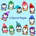 Penguin Classroom Name Tags, Winter Penguin Student Desk Labels, Winter ...