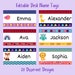 Editable Classroom Desk Name Tags Student Desk Name Labels - Etsy