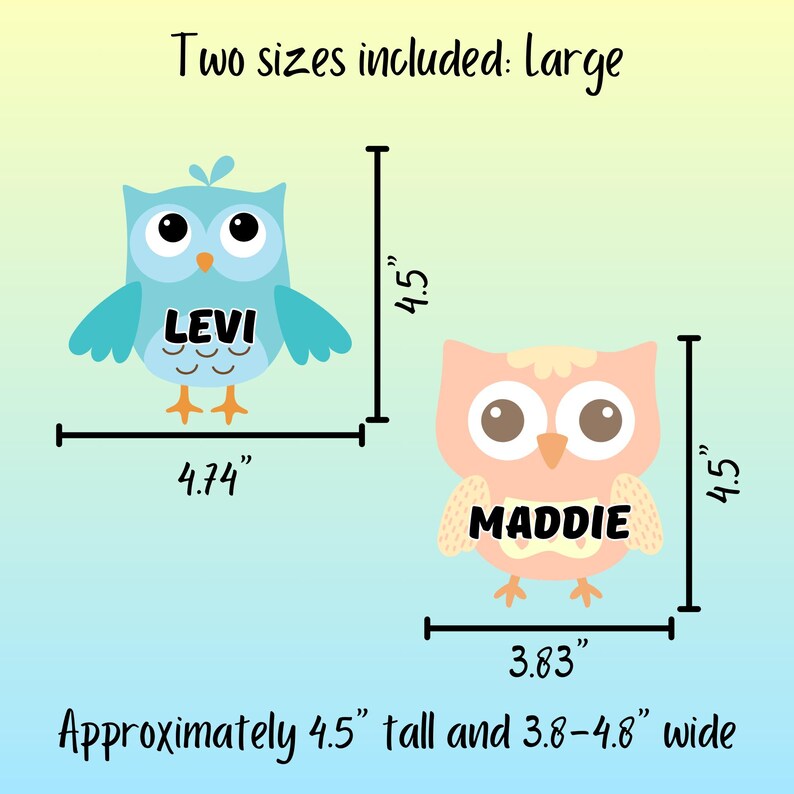 Owl Classroom Name Tags, Owl Student Desk Labels, Cute Locker Labels ...