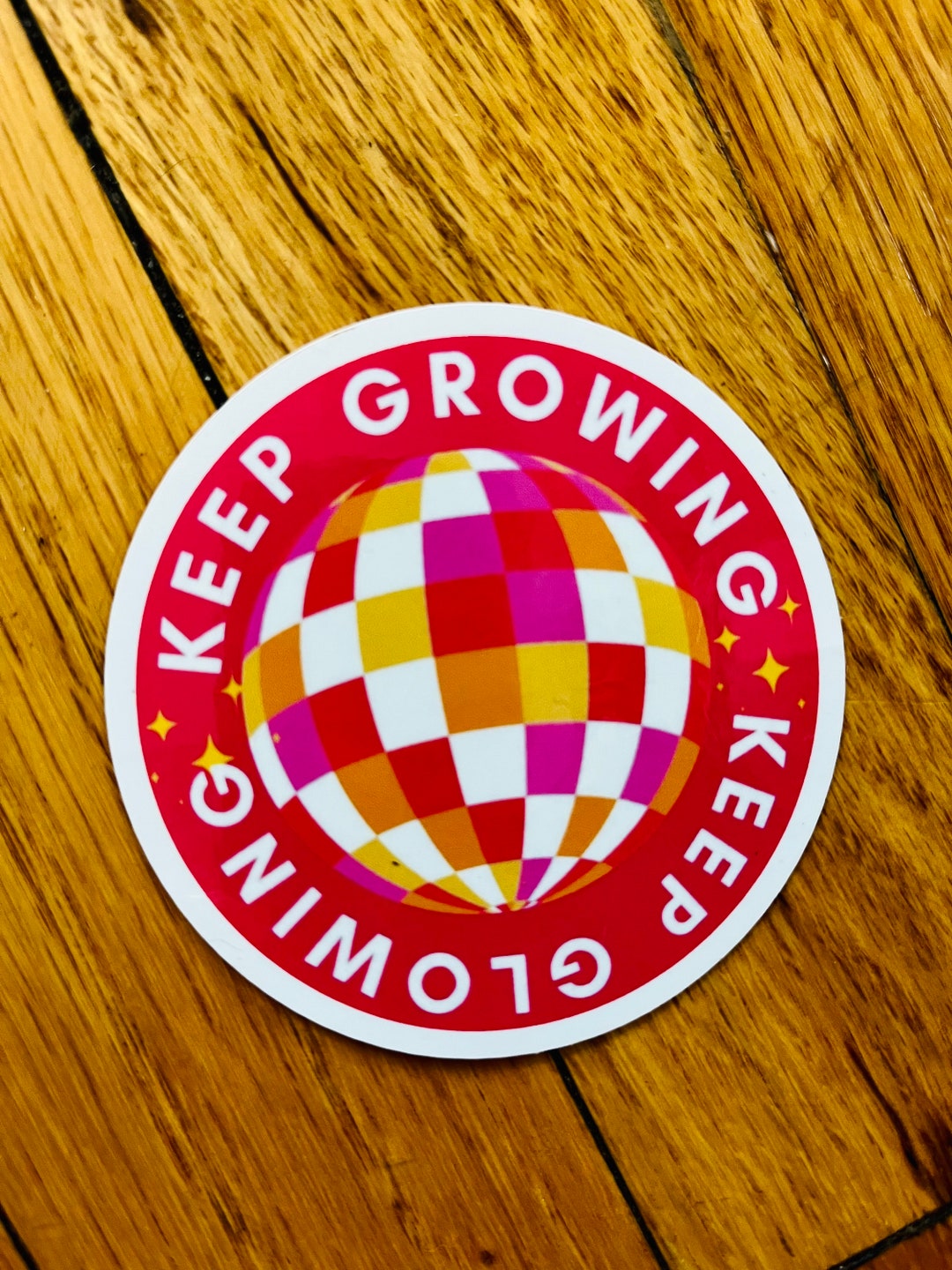 Keep Glowing and Keep Growing Sticker - Etsy