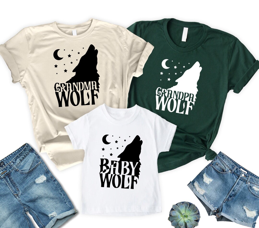 Wolf Pack Shirts Family Wolf Pack Tees Family Matching - Etsy