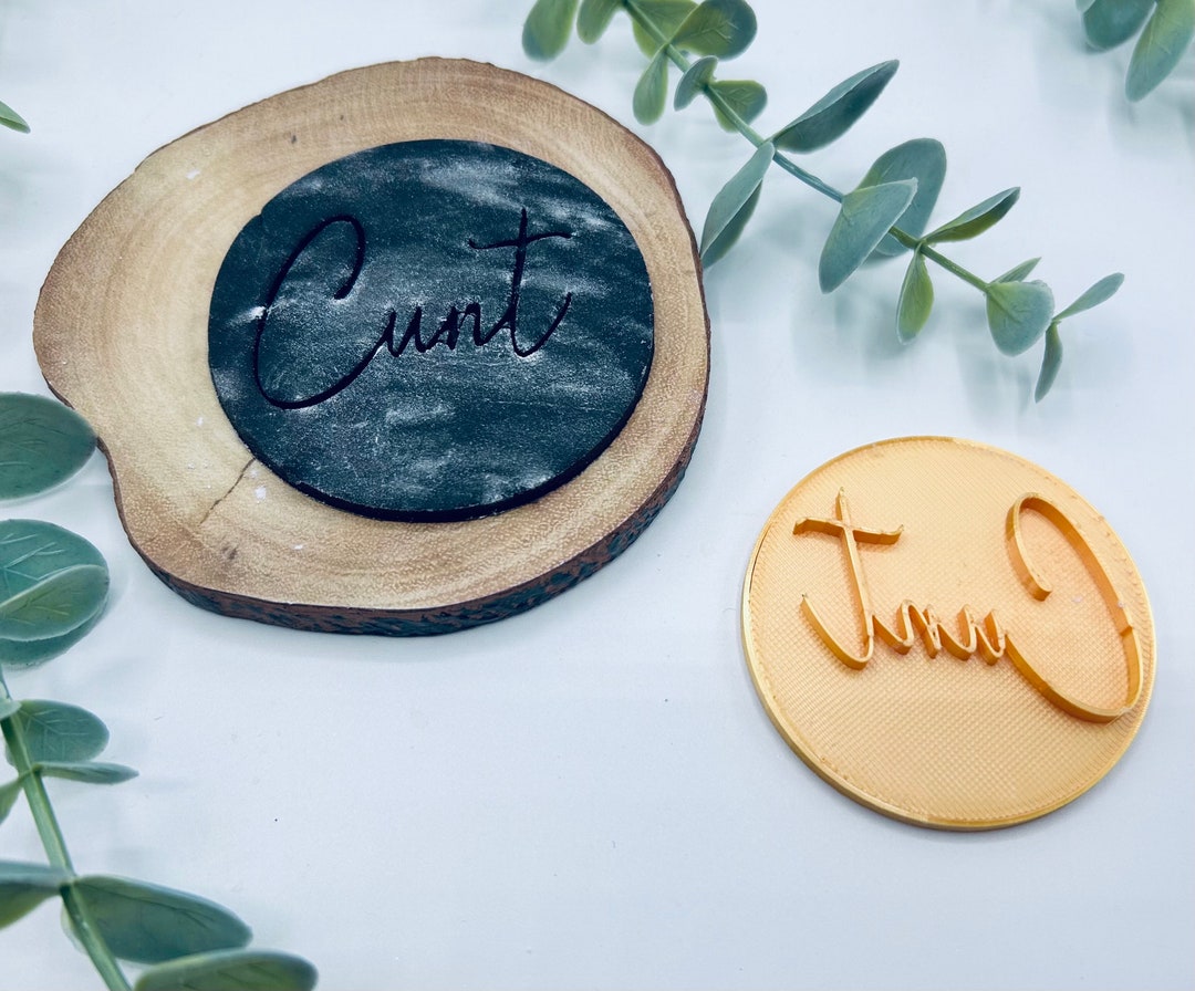 Ct Swear Word Rude / Adult Fondant Icing Cookie Cupcake Stamp ...