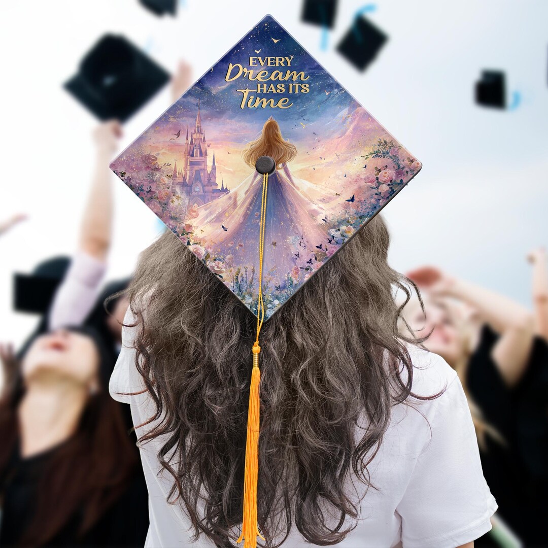 Princess Aurora Graduation Cap Topper, Sleeping Beauty Disney Grad Cap ...