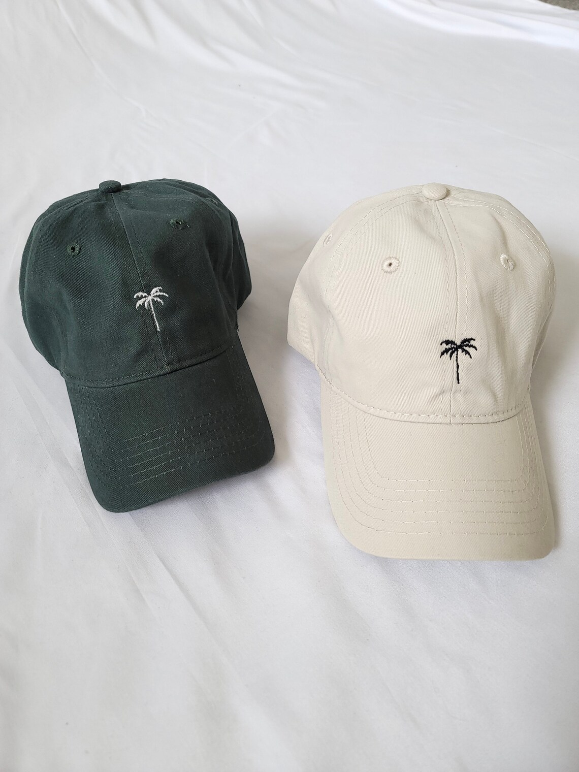 Palm Tree Embroidered Hat - Etsy