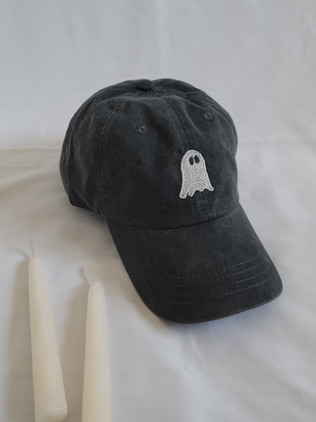 Embroidered Ghost Hat - Halloween/spooky Season - Etsy