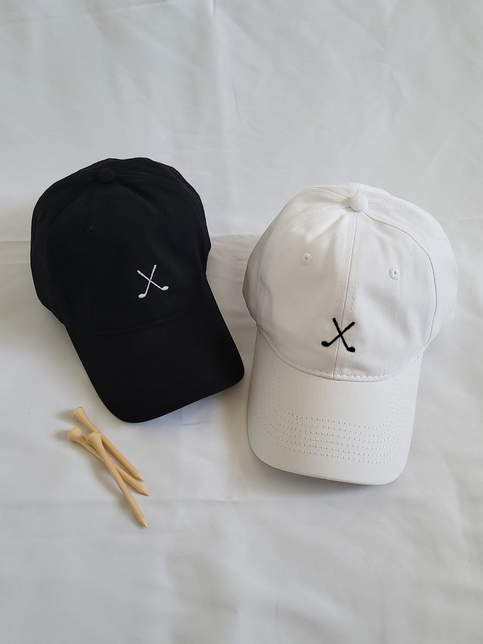 Embroidered Golf Clubs Hat - Etsy