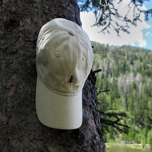 Pine Tree Embroidered Hat - Etsy