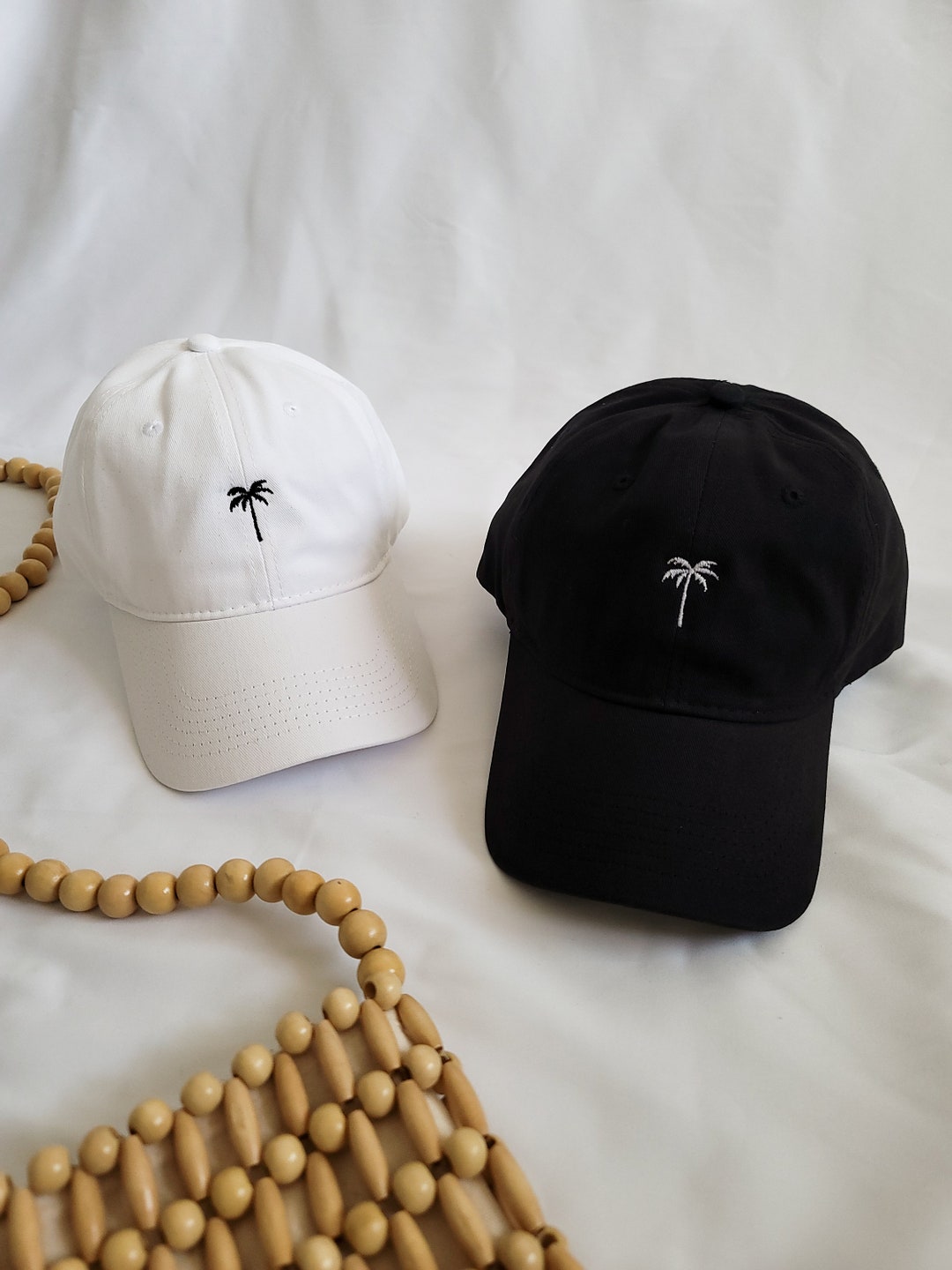 Palm Tree Embroidered Hat - Etsy