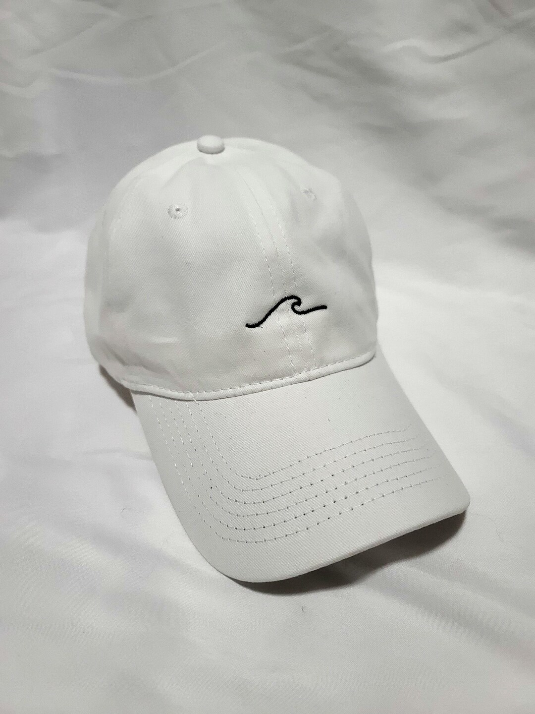 Ocean Wave Embroidered Hat - Etsy
