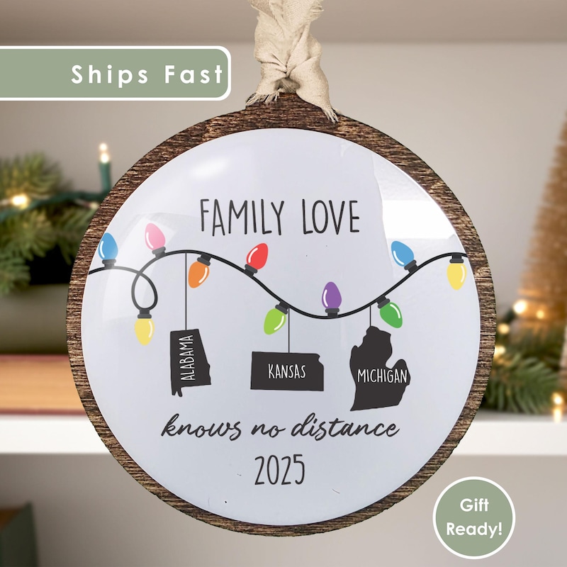 Distance Family 3 States - Etsy