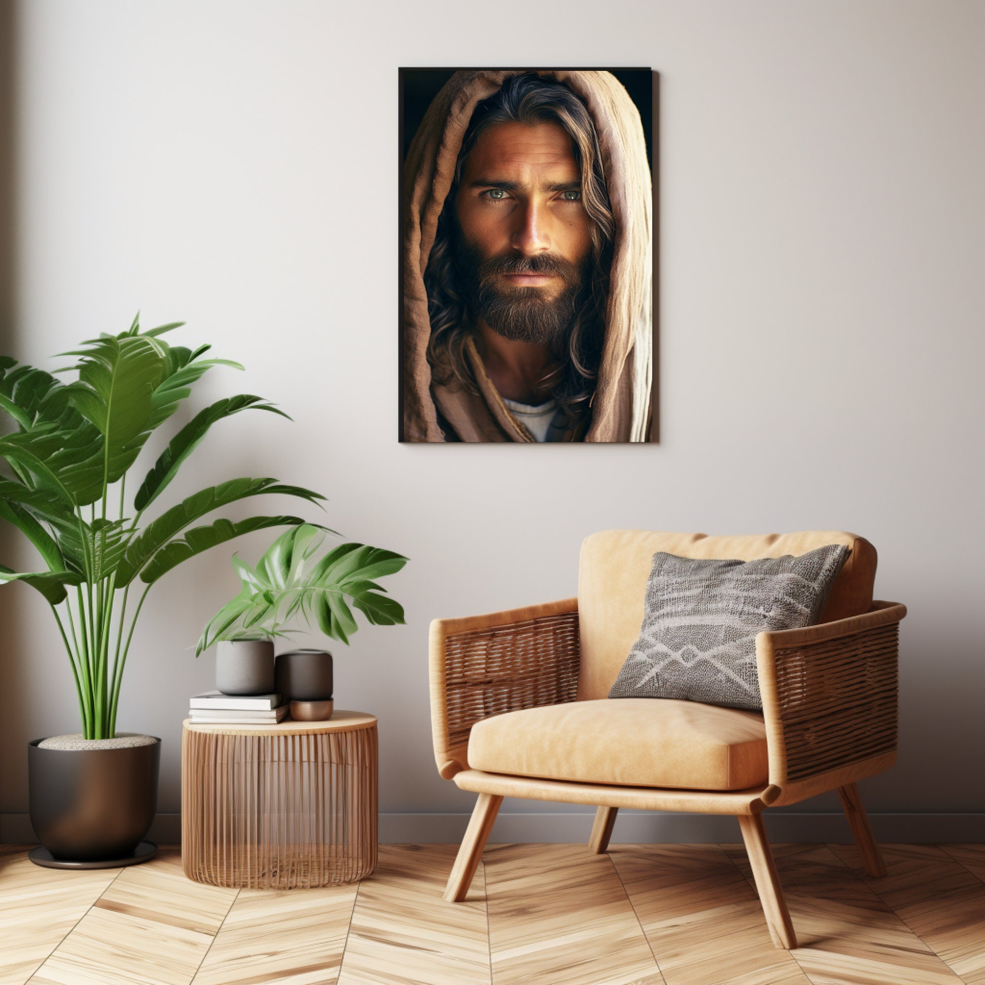 Striking "a Savior is Born" Christian Canvas Print, Religious Theme ...