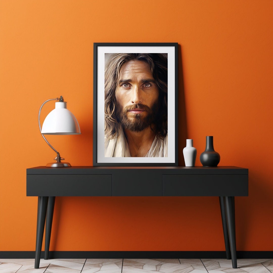 Jesus Chalk Portrait: Christian Religious Art (digital Print) - Etsy