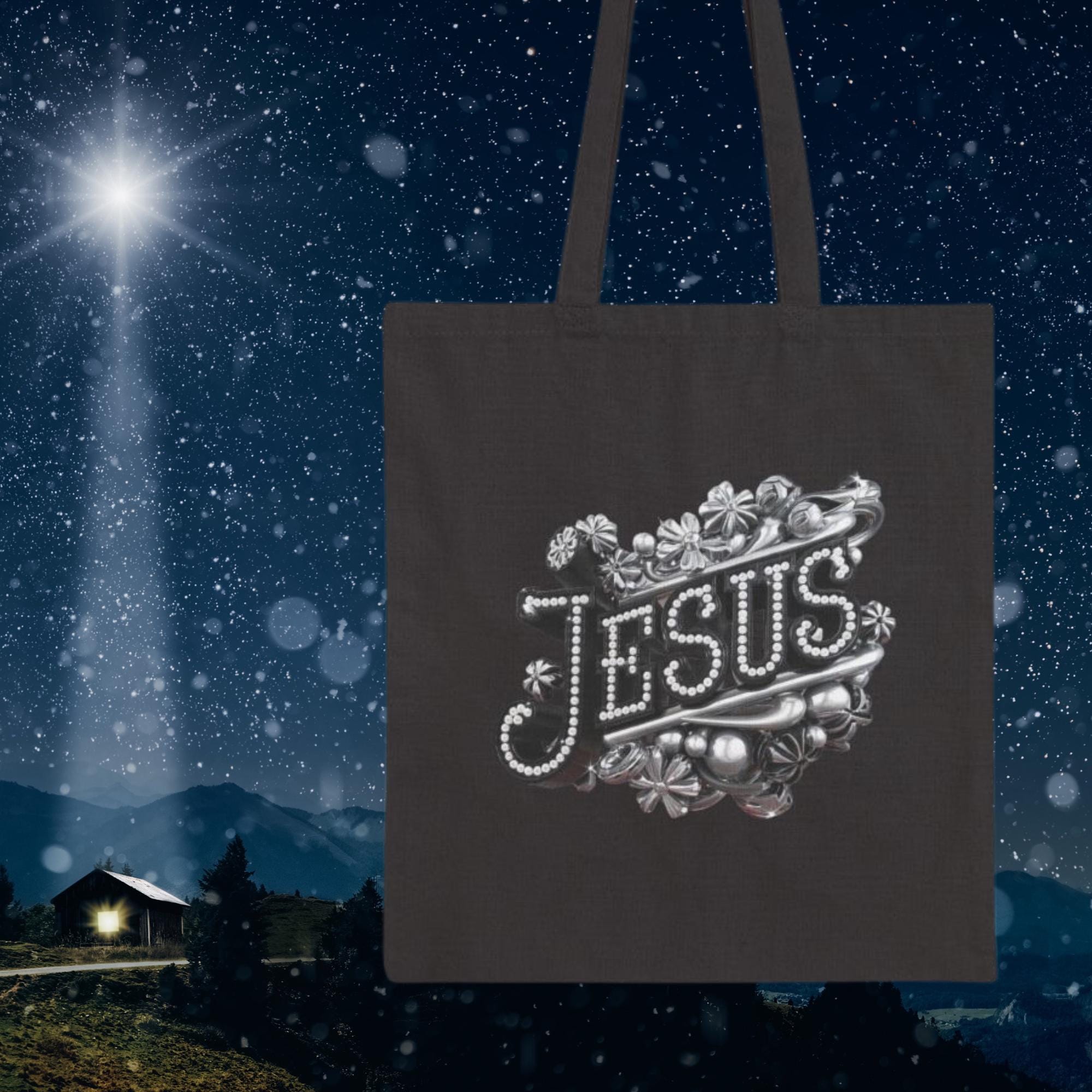 Christian "jesus" Bling Totebag, Christianity Gifts, Holiday Gift Idea ...