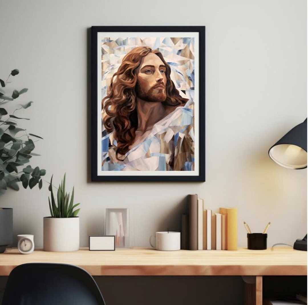 Digital Print "jesus is King" Jesus Christ Painting, Christianity Gifts ...