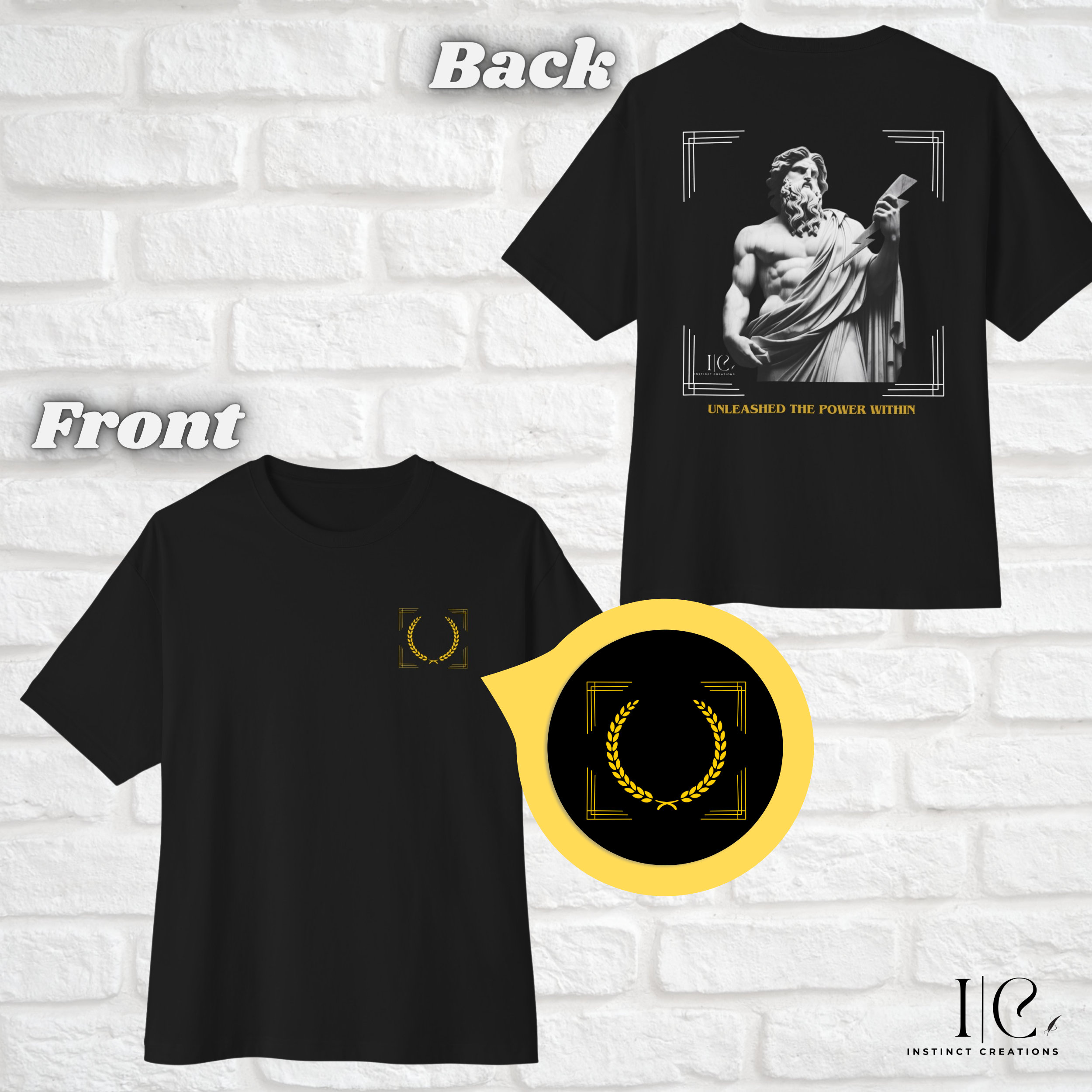 Oversized Greek Mythology Gym Pump Cover, Gym Rat, Unleash the Power ...