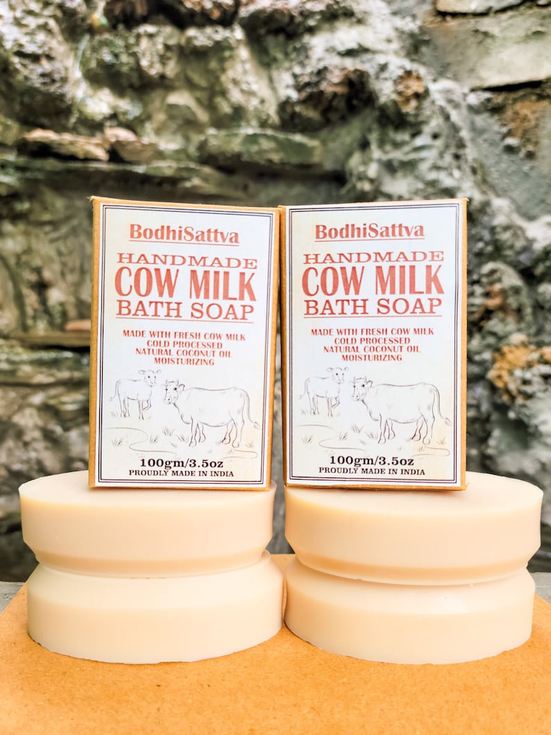 Handmade Cow Milk Soap, Natural Milk Body Soap, Natural Milk Soap ...