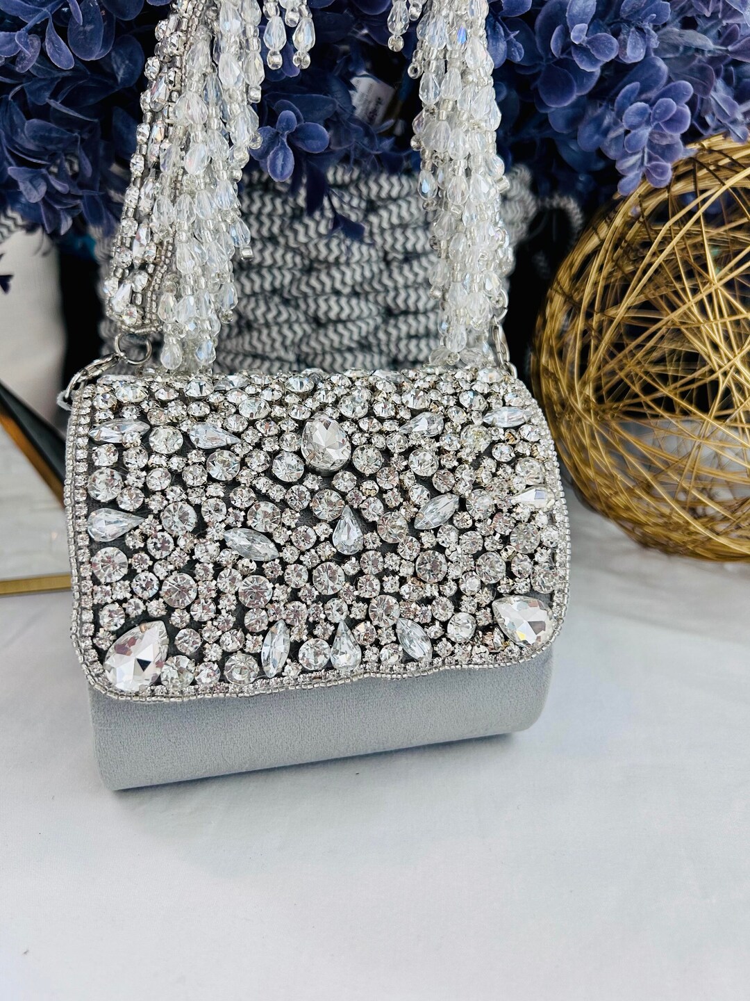 Trending Mini Handbag, Wedding Collection, Stylish Mini Bags, Stone ...