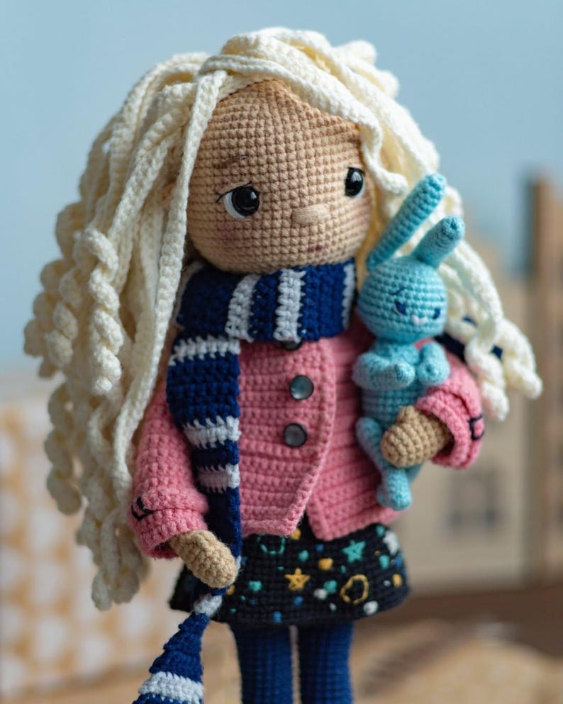 Luna Lovegood, Harry Potter Cartoon Crochet, Crochet Wizard Doll ...