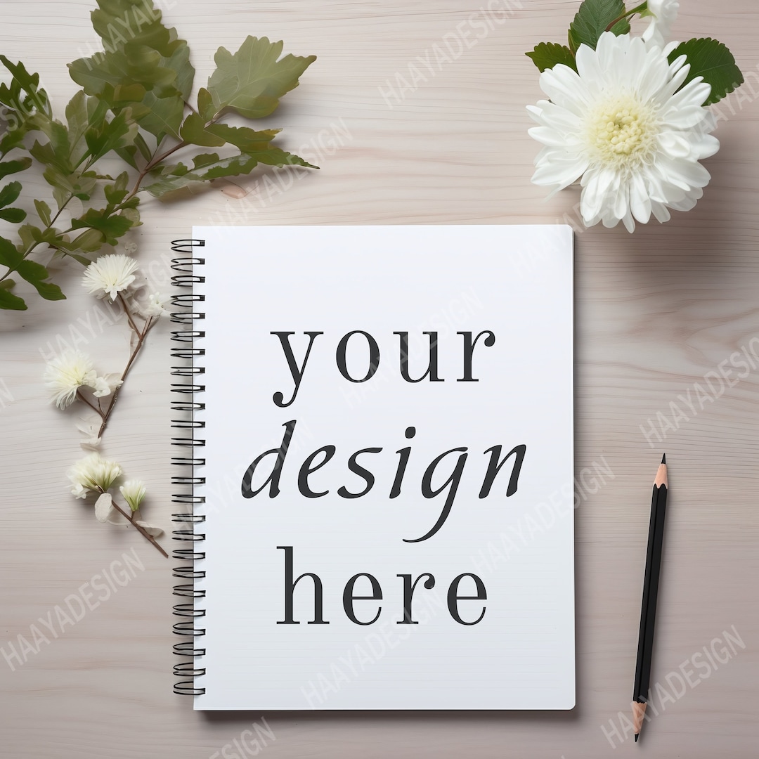 Journal Mockup Notebook Mockup Printify Notebook Notepad - Etsy