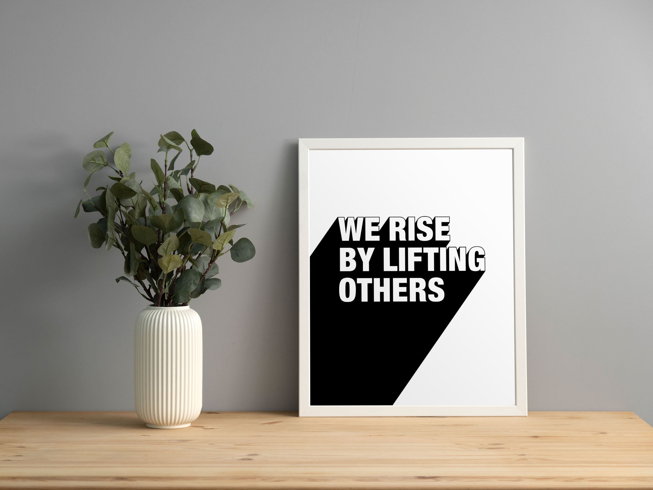 Diversity Poster We Rise by Lifting Others Inclusive - Etsy
