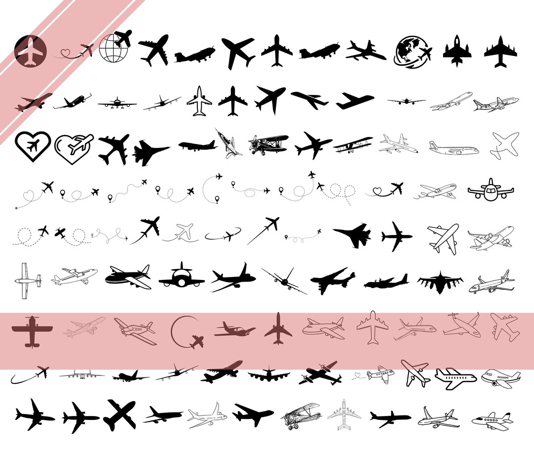 AIRPLANE SVG Bundle AIRPLANE Svg Cut Files for Cricut - Etsy UK
