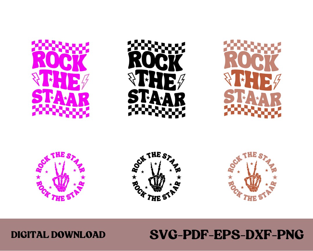 Rock the Staar Svg, Staar Svg, Test Day Svg, Testing Svg, Teacher Svg ...
