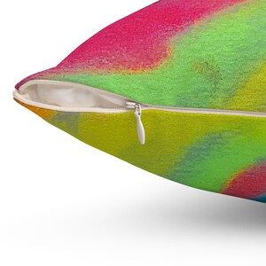 Groovy Colorful Pillow. Brighten Your Room, Pop Some Color in Your ...