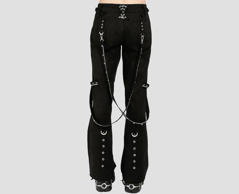 Oversized Women Pants, Women Gothic Pant, Black Goth Pant for Women ...