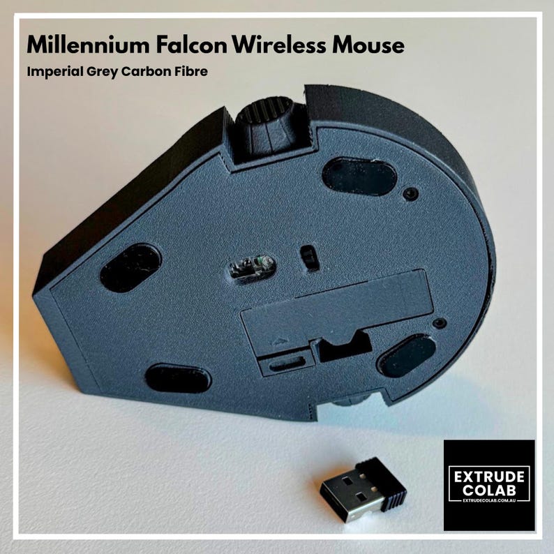 Star Wars Millennium Falcon Wireless Desk Mouse Mac/pc - Etsy