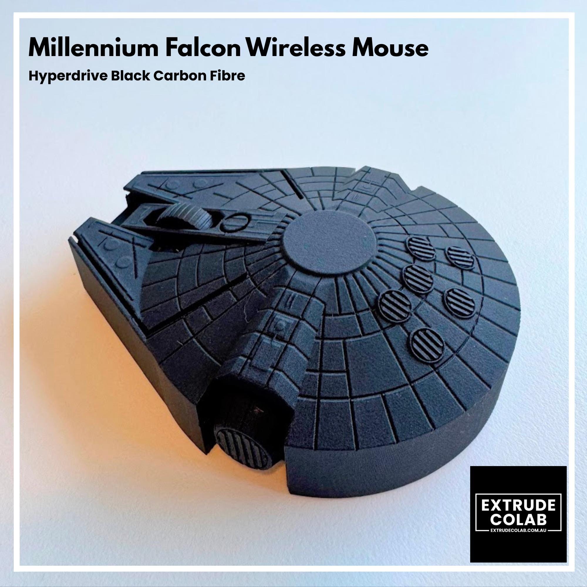 Star Wars Millennium Falcon Wireless Desk Mouse Mac/pc - Etsy