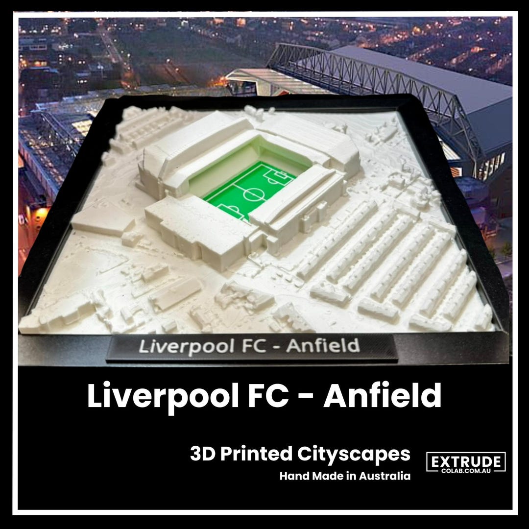 Anfield 3D Stadium – Liverpool FC - Champions of England ! 3D Model - Etsy