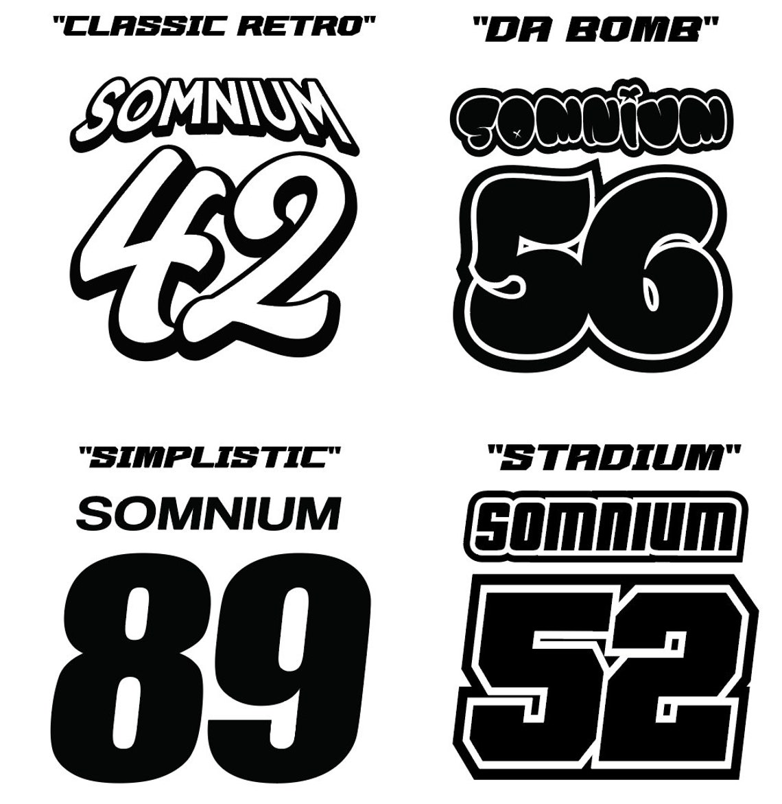 Custom Motocross Iron on Name and Number - Etsy