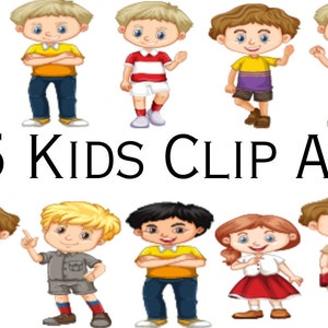 65 Kids PNG, Kids Clipart, Children Clipart, Kids PNG, Boy and Girl ...