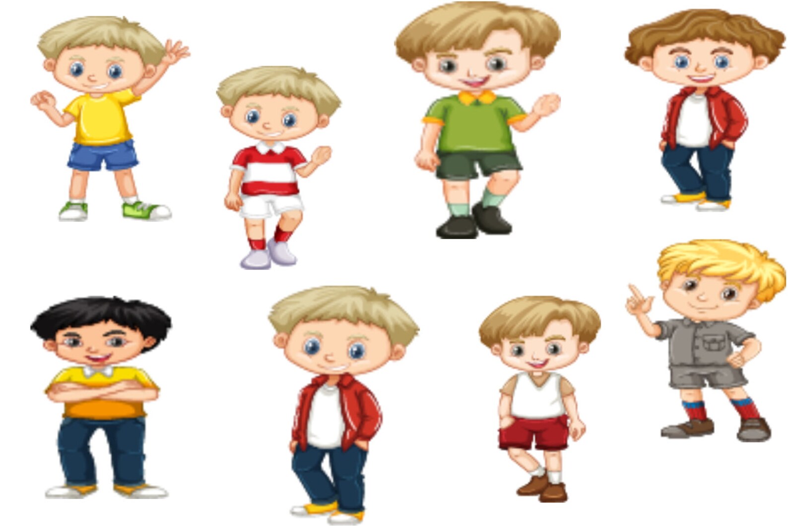 65 Kids PNG Kids Clipart Children Clipart Kids PNG Boy and - Etsy