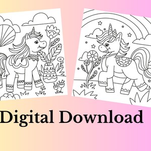 34 Cute Unicorn Coloring Pages for Kids, Unicorn Coloring Pages ...