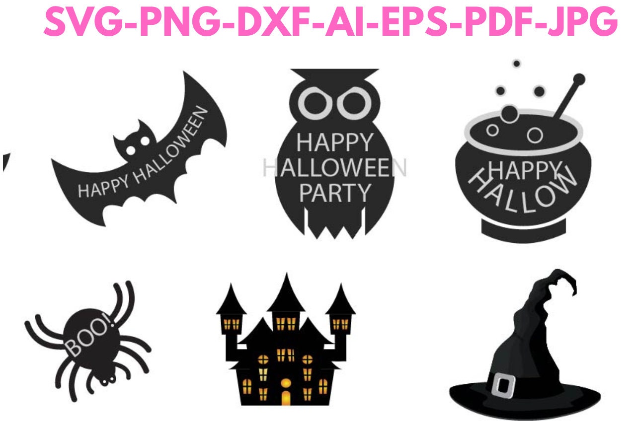 Halloween SVG Bundle Halloween SVG Fall Svg Autumn Svg - Etsy