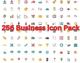 Business Icon Pack / 200 Corporate Icons / Management Icons / Modern ...
