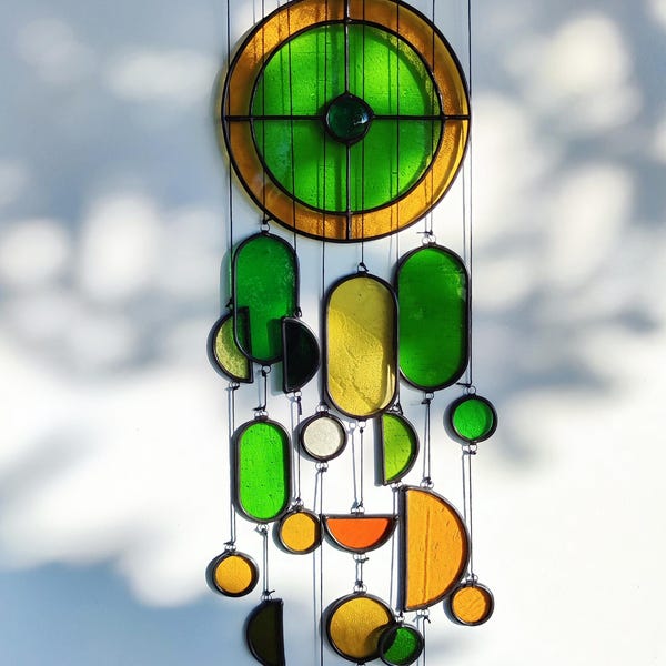 Stained Glass Mobile - Etsy
