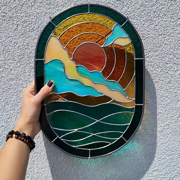 Stained Glass Cloud - Etsy